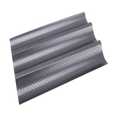 Cina Rk Bakeware China-5 file teglia da forno per pane baguette in alluminio antiaderente in vendita