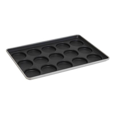 中国 Rk Bakeware China-52345 アルミメッキスチール 24型 3.31オンス。ハンバーガーパン/マフィントップパン 販売のため