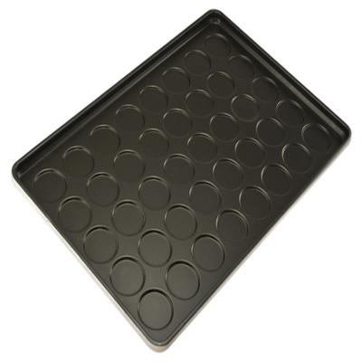 Китай Rk Bakeware China-42445 Глазурованная алюминизированная сталь 24 формы 2,82 унции. Сгруппированная булочка для гамбургера / верхняя часть маффина / форма для печенья продается