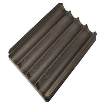 Китай Rk Bakeware China-5 Loaf Глазированное филе Inox Baguette / Форма для французского хлеба продается