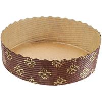 China Panettone Paper Baking Mold Cup Cake Bread Microwave Coated for sale