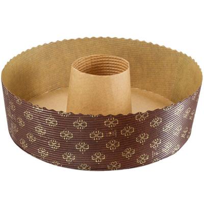 Cina Un caso naturale di Pan Mold Disposable Paper Baking del panettone di 15 PCS in vendita