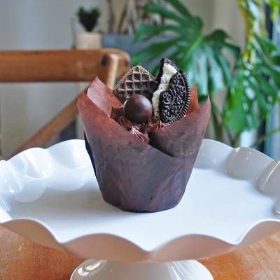 Cina Fodera del muffin del bigné di Tulip Paper Baking Cup Mold in vendita