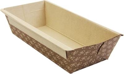 Cina Muffa eliminabile di Oven Paper Baking Loaf Pan di microonda rettangolare in vendita
