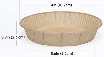 Cina Pasta di cellulosa acida della torta della muffa di Mini Baking Paper Pie Pan in vendita