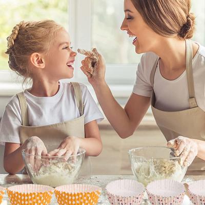 Cina Bigné bollente Muf enorme delle fodere del muffin delle tazze di carta oleata grande a 3,5 pollici in vendita