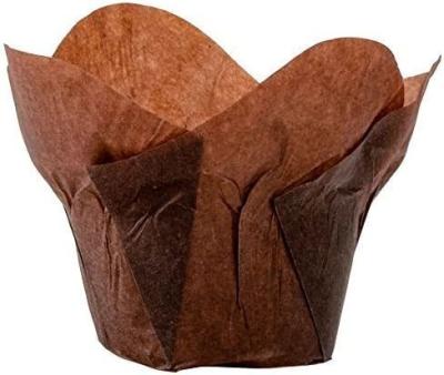 Cina Lotus Paper Baking Cup Mold Tulip Cupcake Liner 3 once in vendita