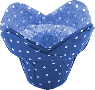 Cina Fodere di Tulip Baking Paper Cup Cupcake della fodera del muffin 7,7 x 3,5 x 3,3 pollici in vendita