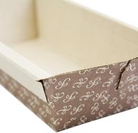 China Disposable Paper Baking Loft Mold Cake Kraft Lightweight Rectangular for sale