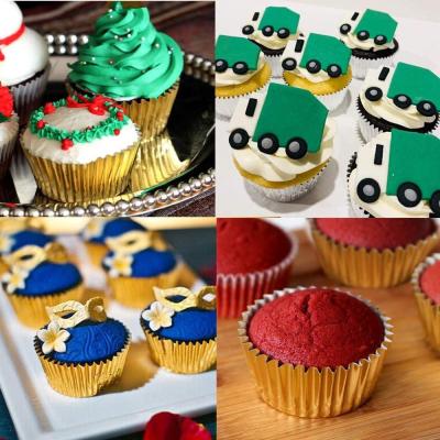 Cina Fodera bollente di carta del muffin del bigné della tazza del di alluminio in vendita