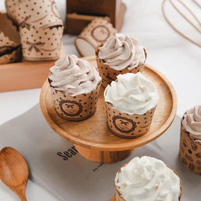 Cina Fodere bollenti del muffin del bigné di Rk Bakeware della tazza del dolce enorme di carta kraft in vendita