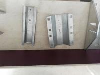 China Smooth Surface Sheet Metal Stamping Process Red Anodized Aluminum Bracket for sale