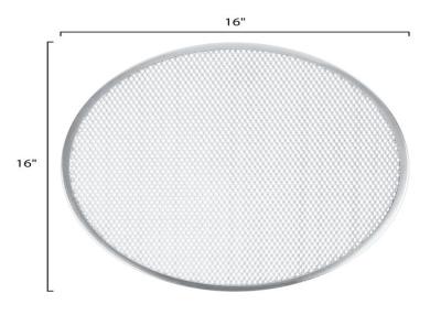China RK Bakeware China-Pizza Hut Aluminum Crispy Pizza Screen/Pizza Mesh Screen for sale