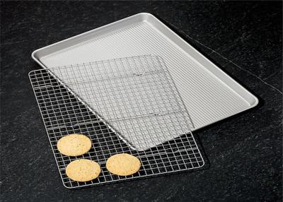 China Het Koekjesblad van het Commericalaluminium, Vastgesteld het Bakseldienblad van het Roestvrij staal Koelrek Te koop