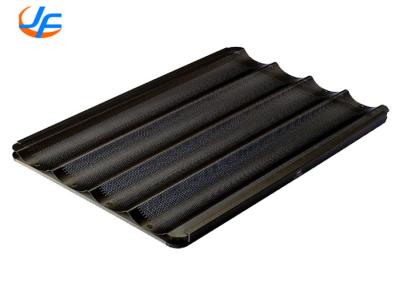 Китай RK Bakeware Китай-Mackies 5 рифлит Nonstick застекленный поднос алюминиевого багета печь продается