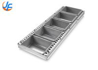 China RK Bakeware China-Chicago Metallic 5 Straps Open Top Pullman Loaf Bread Pan for sale