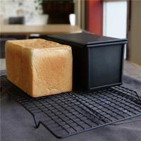 China RK Bakeware China-340g Aluminumized Bread Pan/ Pullman Loaf Pan / Bread Toast Tin for sale