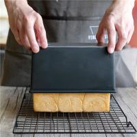 China RK Bakeware China-340g Aluminumized Bread Pan/ Pullman Loaf Pan / Bread Toast Tin for sale