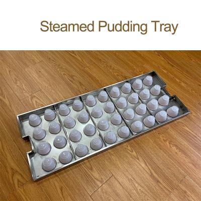 Cina L'auto cuoce il vassoio del budino di Serpentine Oven Use Stainless Steel Steamed in vendita