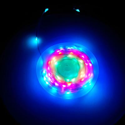China Portable 5V RGB SMD 5050 LED Light Strip With 24-KEY Control Set IP20 Fantastic For Parties Copper Body Light for sale