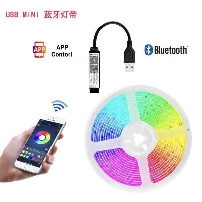 China 5V IR-Steuerung Innenarchitektur SMD 5050 LED-Streifenleuchten PVC-Lampenkörper App-Steuerungsmodus verfügbar in 5m zu verkaufen