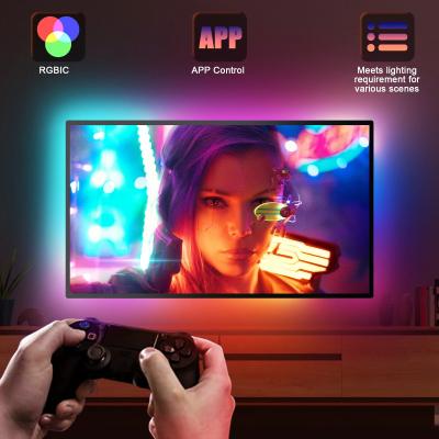 China 55-65 pulgadas de luz de fondo LED Luces de TV con caja de sincronización HDMI 2.0 y soporte 4K HDR en venta