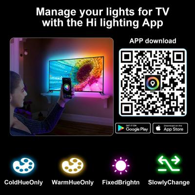 China 55-65 pulgadas de luz de fondo LED Luces de TV con caja de sincronización HDMI 2.0 y soporte 4K HDR en venta