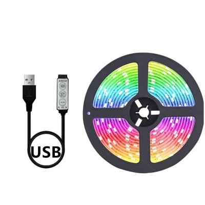Cina 24 tasti Bluetooth Controllo 5m RGB LED Strip Light Set per l'illuminazione del paesaggio del magazzino in vendita