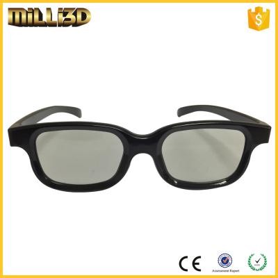 China factory passive circular/linear polarized 3d glasses for cinema for sale