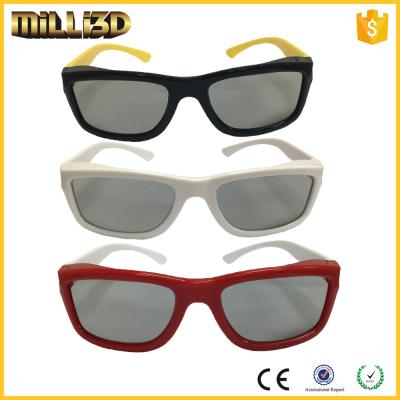 China polarized custom real d plastic passive 3d glasses for cinemas for sale