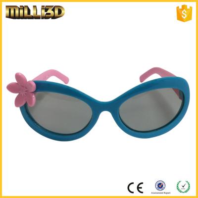 China hot selling plastic circular polarized 3d glasses for color movies for sale