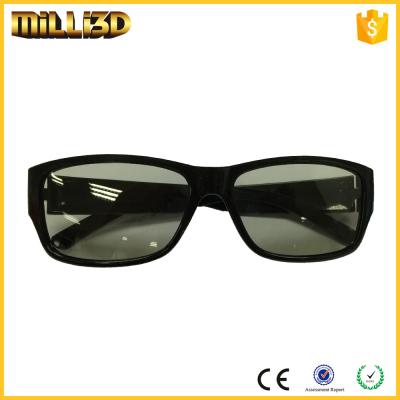China custom logo printing 3d glasses for film circular/linear lens for sale