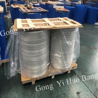 China Deep Spining Holloware Aluminium Circle Plate , Alloy O 3003 Aluminum Disc for sale