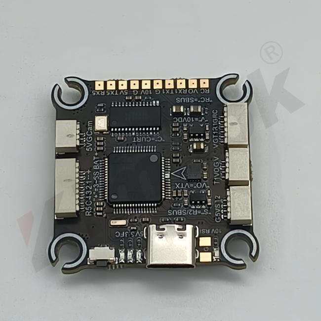 FPV Racing Drone F405 80A Flight Controller detailed components