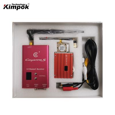 China Private Mold Yes Frequency 1.2Ghz 1.2G 8W FPV Long Range Wireless Video Transmitter and Receiver with 6 Channel for Drone for sale
