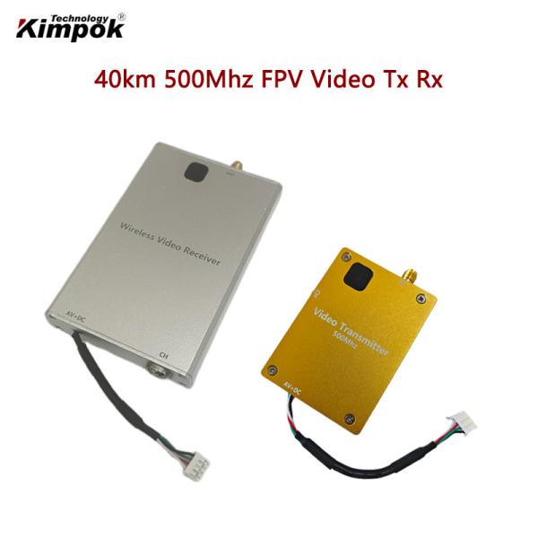Беспроводная передача видео Kimpok 500Mhz 4 Вт FPV видеопередатчик и приемник 40 км Ultra Long Range Video Link
