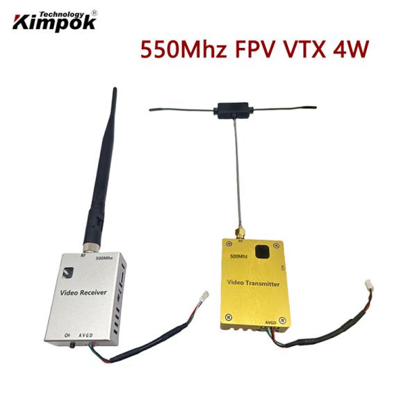 Quality 12V DC Wireless Video Transmission 550Mhz 8 Channels Long Range Video Transmitte for sale