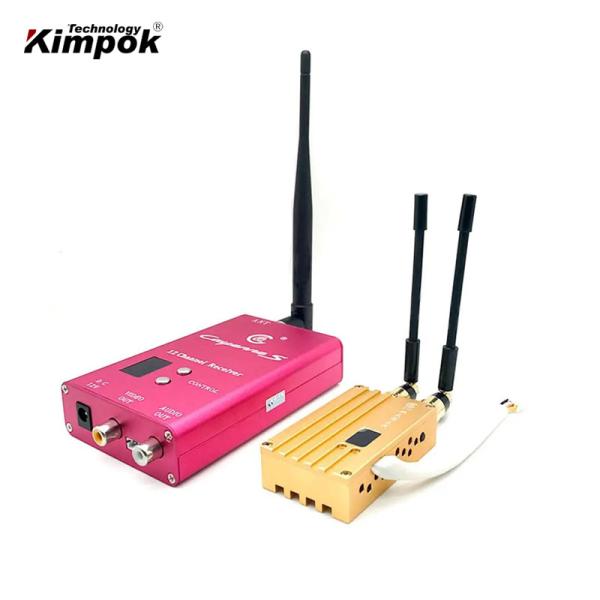 Quality High Power 8W 1.2Ghz 6 Channel Drones Video Transmitter and Receiver for Long for sale