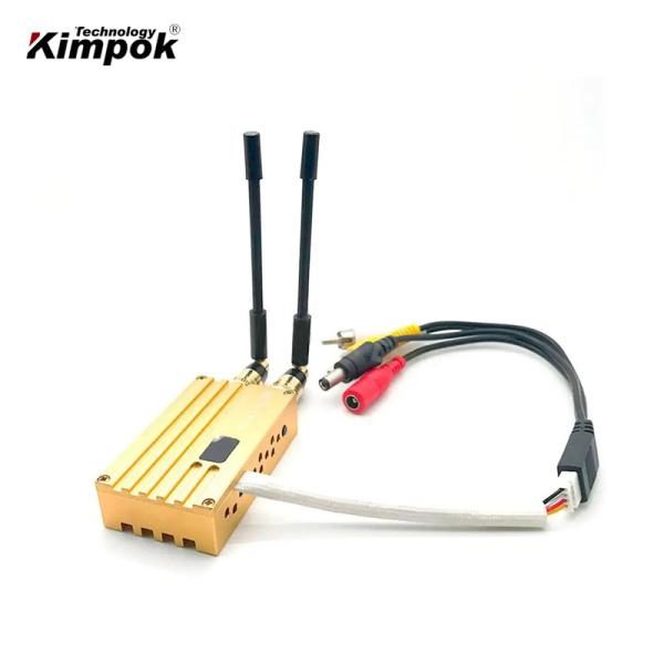 Quality High Power 8W 1.2Ghz 6 Channel Drones Video Transmitter and Receiver for Long for sale