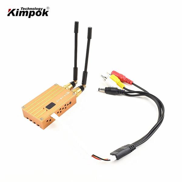 Quality High Power 8W 1.2Ghz 6 Channel Drones Video Transmitter and Receiver for Long for sale