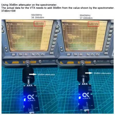 China AKK Alpha 5 5W VTX 4.9G 5.8GHz 1w/2w/3w/5w 80CH Power Switchable FPV Video Transmitter FPV VTX for sale