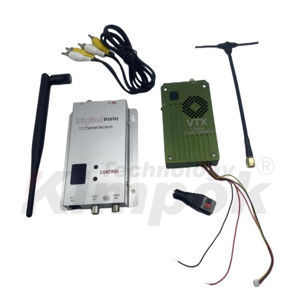 Quality 1.5Ghz 8W Video Transmitter Receiver 1.5G VRX for RC FPV Racing Drone Video for sale