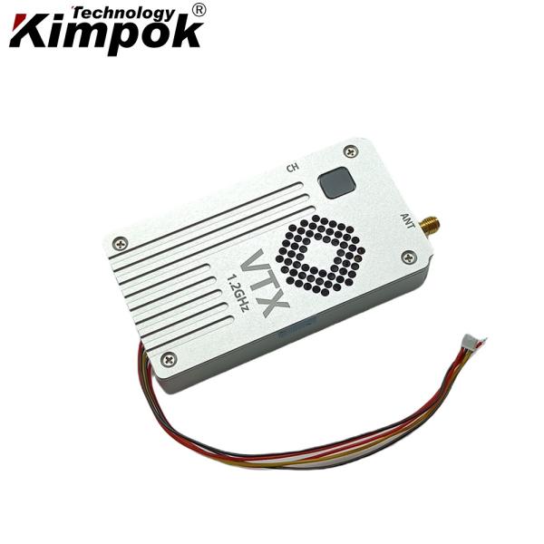 Quality 30km 1.2Ghz 5W FPV VTX VRX Drone Video Transmitter And Receiver 1170MHz-1310MHz for sale