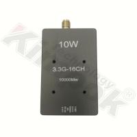 Quality 10W High Power 3.3G VTX UAV Video Transmitter 3.3Ghz FPV VTX Support IRC Tramp for sale