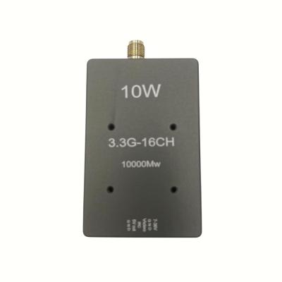 China 3.3GHz 10W FPV VTX Video Transmitter 16CH 40km Ultra Long Range for sale