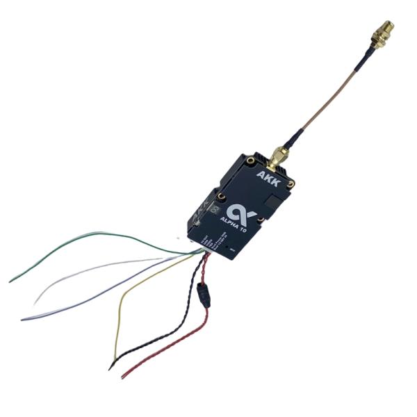 Quality 4.9G 5.8GHz FPV VTX 10W AKK Alpha 10 80CH 10 Watt Drone Video Transmitter TBS for sale