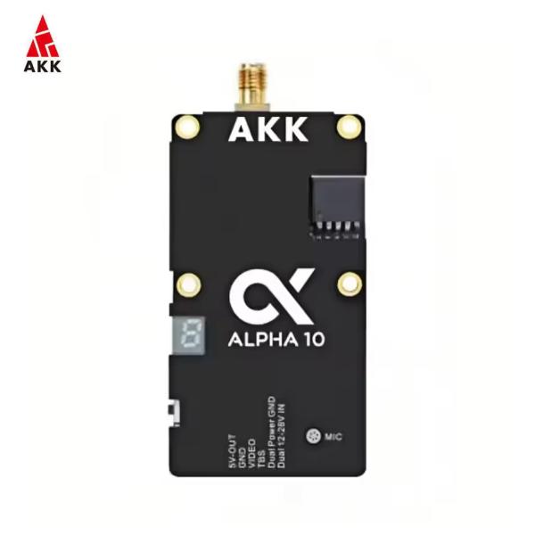 Quality 4.9G 5.8GHz FPV VTX 10W AKK Alpha 10 80CH 10 Watt Drone Video Transmitter TBS for sale