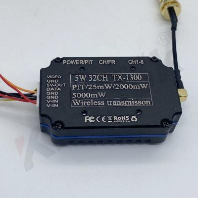 中国 5W高出力 1.3GHz VTX 32CH 24.5g 超軽量 FPV送信機 販売のため