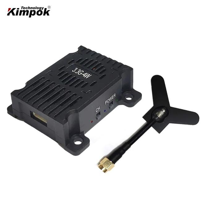 3.3G 4W VTX Wireless Video Transmitter with accessories