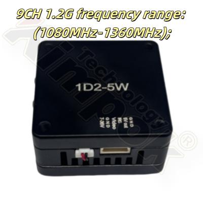 Cina Trasmettitore video FPV VTX 5W 1.2GHz 9CH 1080MHz-1360MHz in vendita